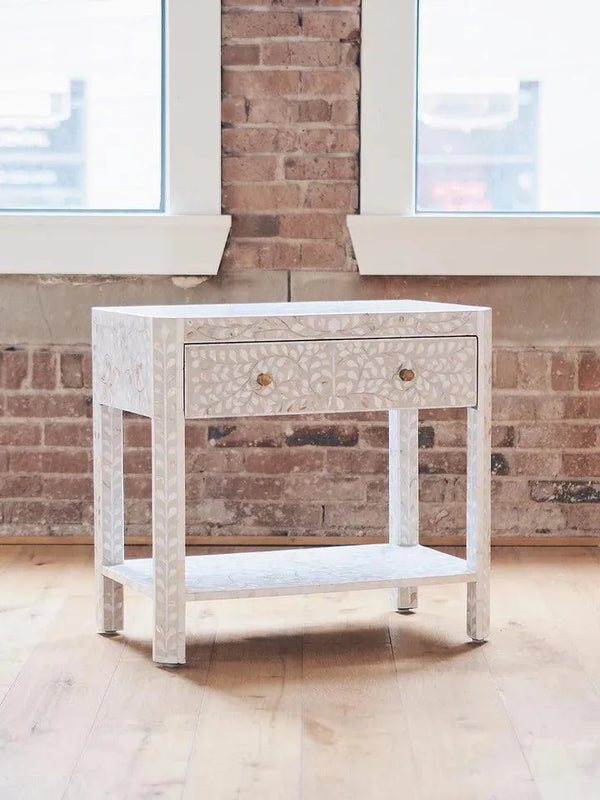Buy Jodha Estelle Side Table In Mother Of Pearl online