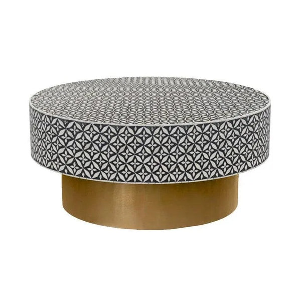 Buy Ebon Bone Inlay Round Table online